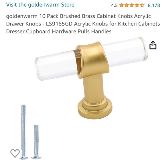 Other | Acrylic Drawer Pulls Set | Poshmark